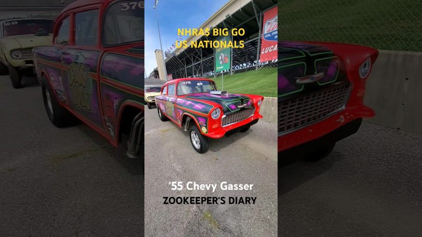 Gasser Wars Drag Racing 1955 Chevy Coupe NHRA US Nationals Display ...
